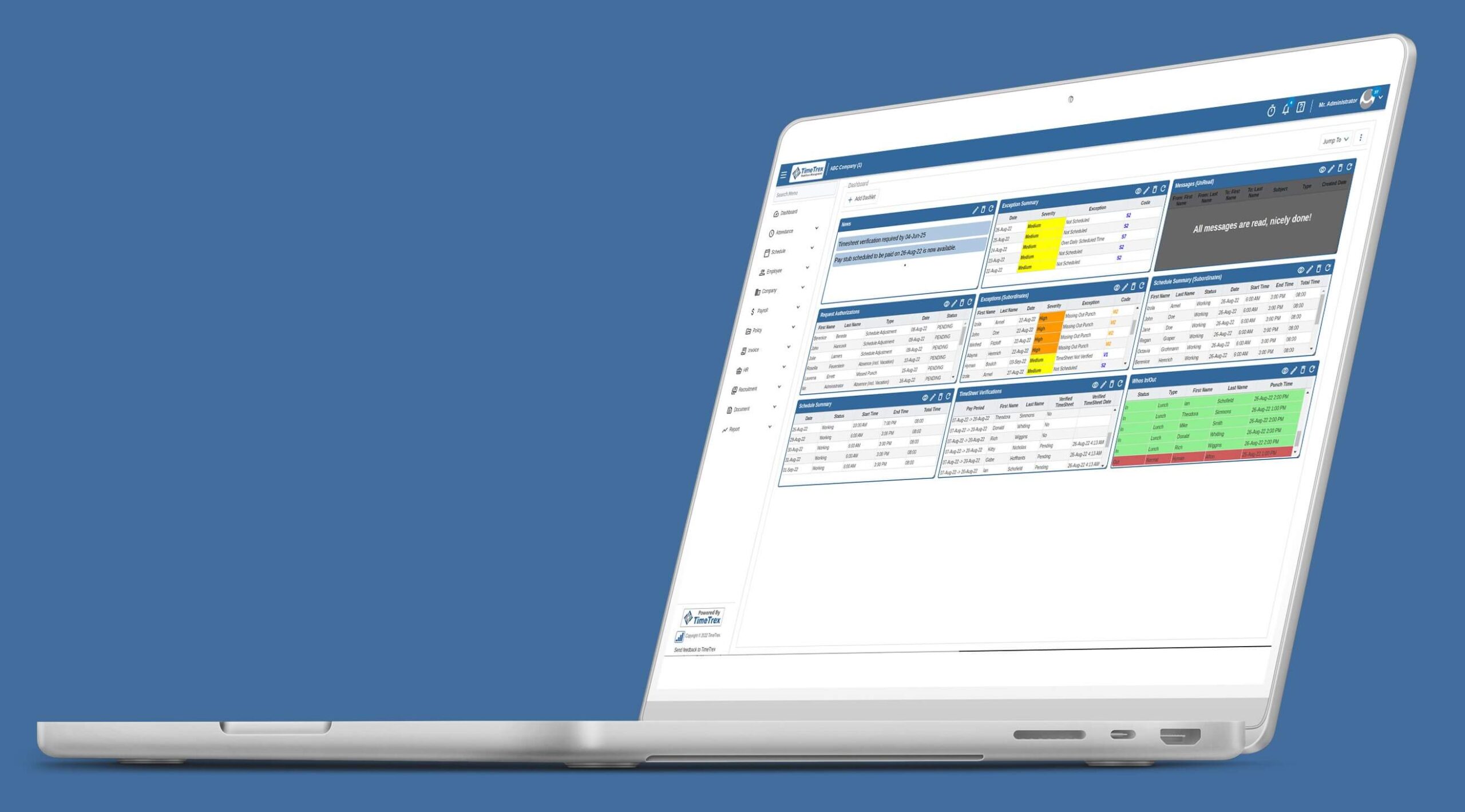 Enterprise Edition | TimeTrex - TimeTrex